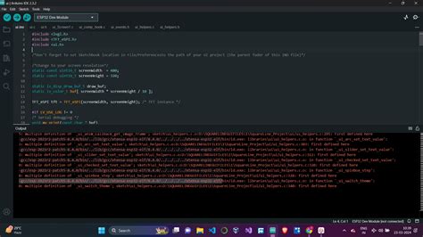 Multiple Definition Error In Exported Code Files In Squareline Studio Bugs Forum