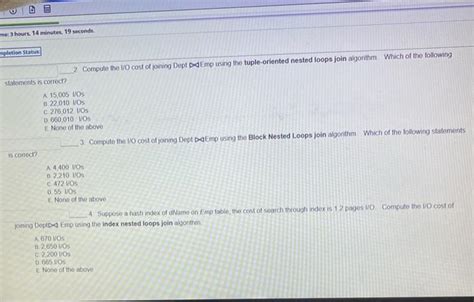 Solved Consider A Relational Dbms That Has Two Relations