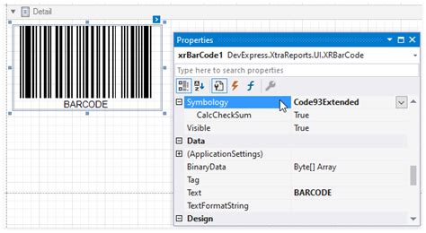 Code 93 Extended Net Reporting Tools Devexpress Documentation