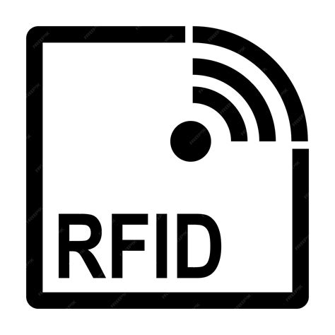 Premium Vector Radio Frequency Identification Or Rfid Icon Vector Illustration Symbol Design