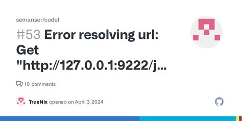 Error Resolving Url Get 1270019222jsonversion Dial Tcp
