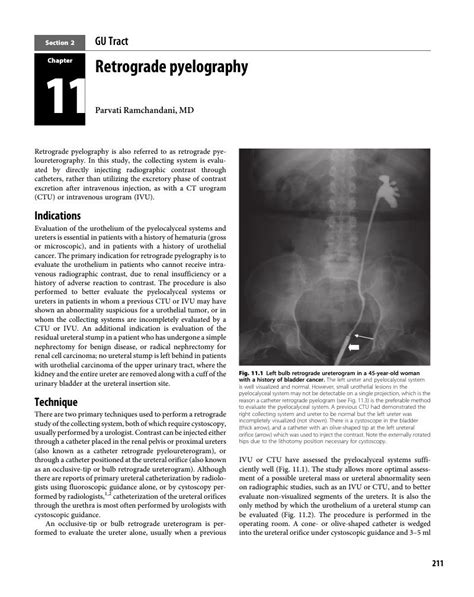 Retrograde Pyelography Chapter 11 Practical Fluoroscopy Of The Gi And Gu Tracts Retrograde Pyelography Chapter 11 Practical Fluoroscopy Of The Gi And Gu Tracts