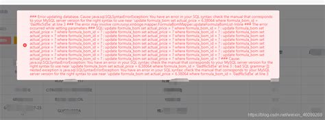Check The Manual That Corresponds To Your Mysql Server Version For The Right Syntax To Use Near