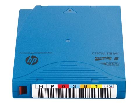 Hpe Ultrium Rfid Rw Custom Labeled Data Cartridge Overview Specs Details Shi