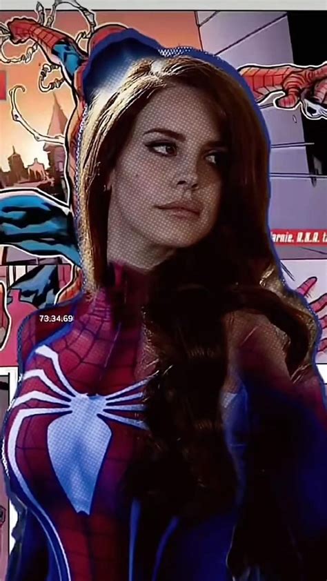 Lana As Spider Man Spiderman Lanadelrey Lana