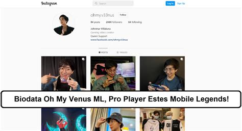 Biodata Oh My Venus Ml Pro Player Estes Mobile Legends Esportsku