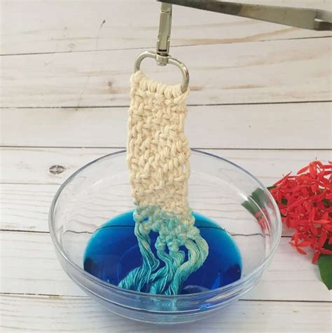 Diy Macrame Keychain Tutorial Crafting On The Fly