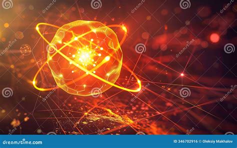 Visualization Of Atomic Structure With Electron Orbiting Nucleus
