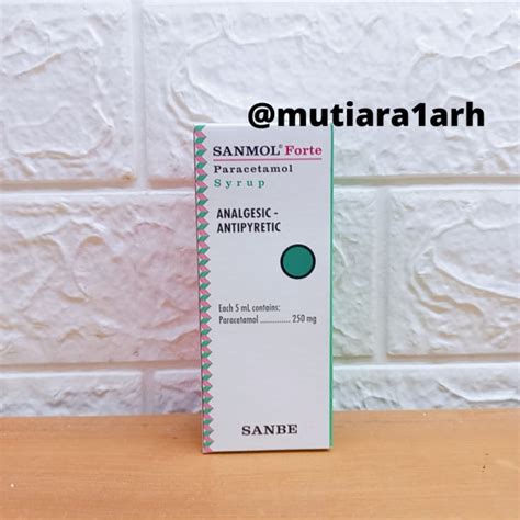 Sanmol Forte Sirup 60 Ml Lazada Indonesia