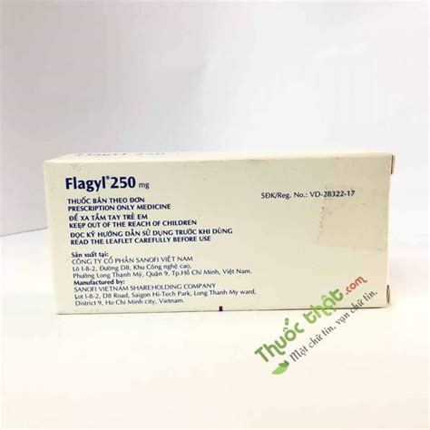 Flagyl 250mg Thuốc điều Trị Nhiễm Khuẩn