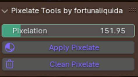 Pixelate Tools By Fortunaliquida Blender Addon Superhive Formerly