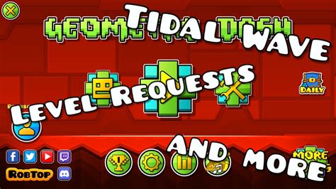Playing Tidal Wavelevel Requests Geometry Dash Stream Youtube