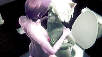 Furry Yaoi Two Cats Sex In Toilet Xnxx Com