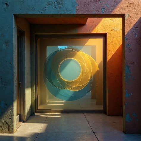 Free Geometric Light Passage Image Spiral Geometric Translucent