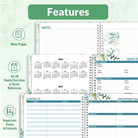 Sunee 2026 Weekly And Monthly Planner From January