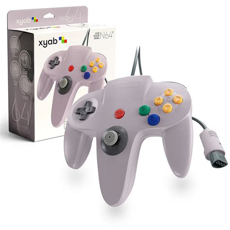 Proto64 Wired N64 Controller Gray Xyab Video Game Heaven And Cool Stuff