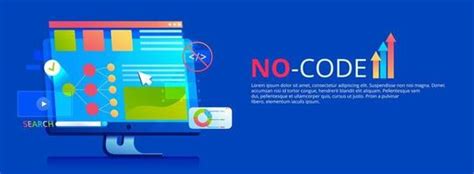 No Code Banner Vector Concept Illustration 4478441 Vector Art At Vecteezy