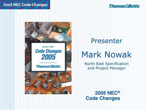 PPT NEC Code Changes PowerPoint Presentation Free Download ID