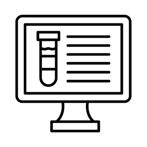 Premium Vector Computer Science Line Illustration