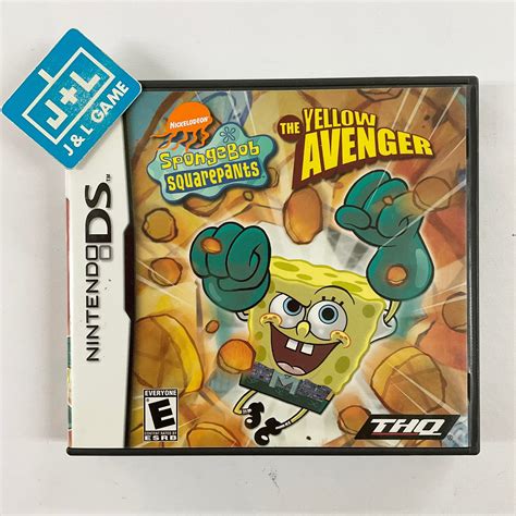 Spongebob Squarepants The Yellow Avenger Nds Nintendo Ds Pre
