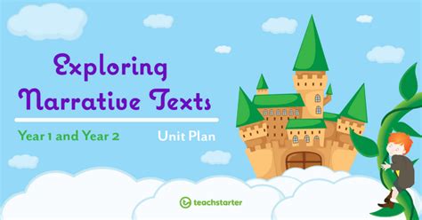 Exploring Narrative Texts Unit Plan Year 1 And Year 2 Teach Starter