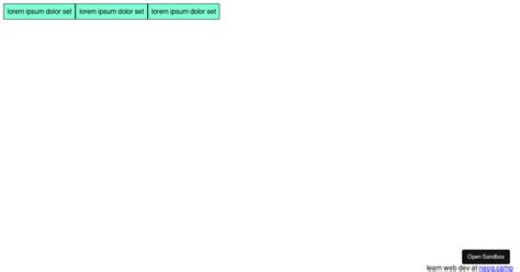 Starting With Flex Codesandbox
