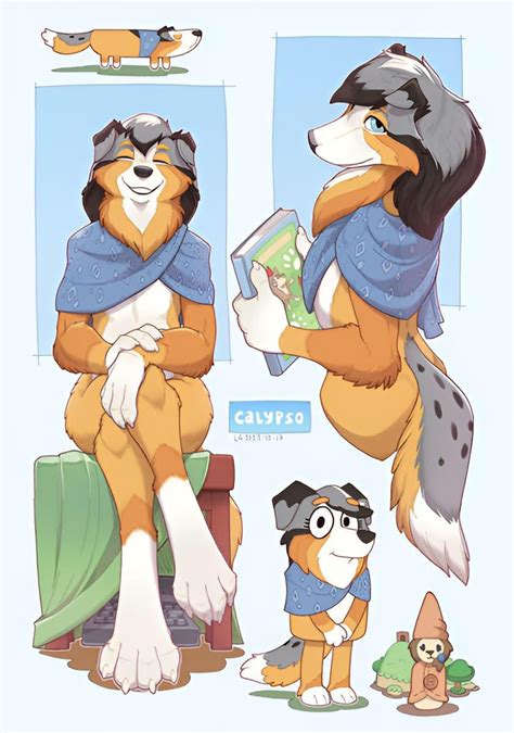Calypso Fan Art With Long Dog Calypso Rbluey