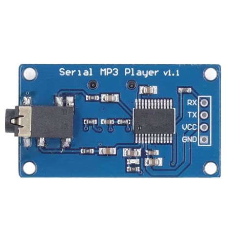 Duokon Carte MP3 Carte de lecture de musique de contrôle de port série UART de module de lecteur