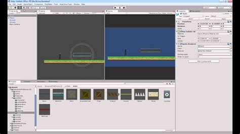 Unity Advanced Platformer 2d Tutorial Ground Align And One Way Ground Youtube