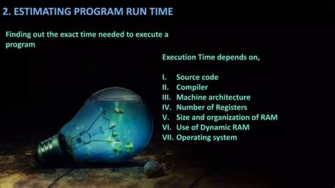 Estimating Program Run Time Pptx Operating Systems Computer