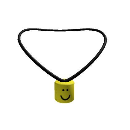 Noob Head Necklace Roblox