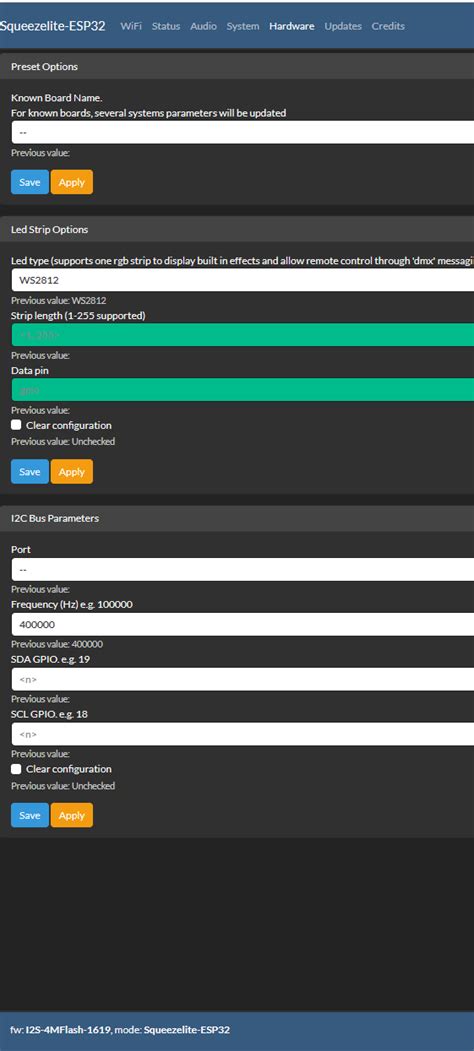 [ui] missing hardware features · issue 337 · sle118 squeezelite esp32