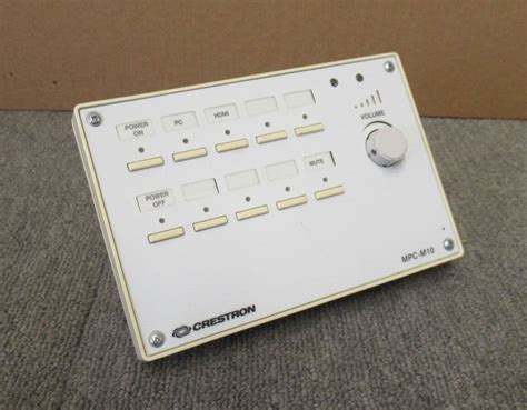 Crestron Mpc M10 Desk Mount Media Presentation Controller White