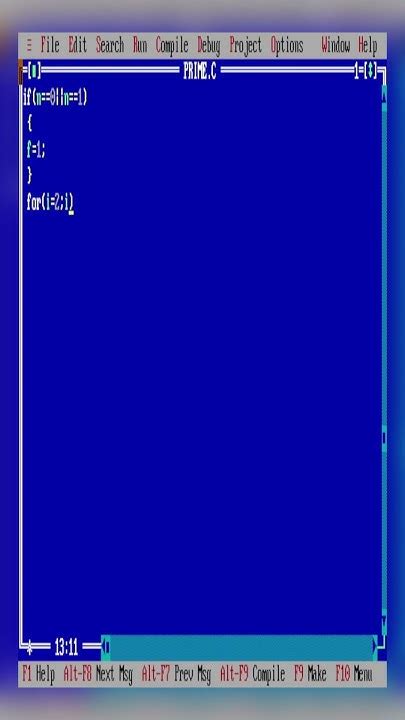 Prime Number Program In C Cprogramming Coding Clanguage Youtube