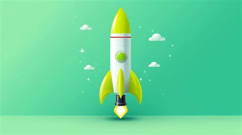 3d Illustration Of Rocket Launch Concept Of Startup Business Success Growth And Innovation