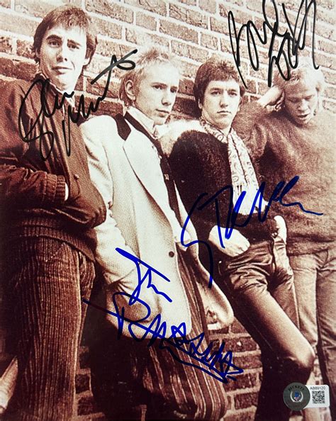 Lot Detail The Sex Pistols Group Signed X Photograph Ex John Brennan Collection