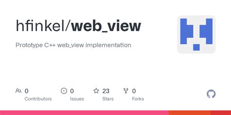 GitHub Hfinkel Web View Prototype C Web View Implementation