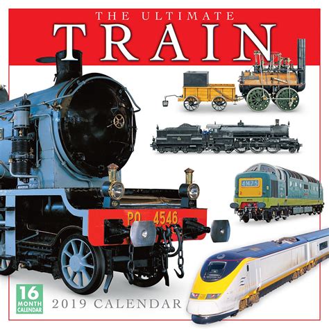 The Ultimate Train 2019 Calendar 9781531904128 Dorling