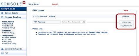 How To Set Your FTP Password Xneelo Help Centre