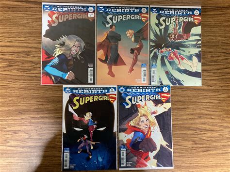 Supergirl Dc Universe Rebirth Comic Book Collectors Set 1 Etsy