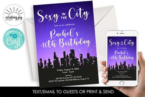 Editable Sex In The City Invitation Birthday Invite Sexy Any Etsy Editable Sex In The City Invitation Birthday Invite Sexy Any Etsy