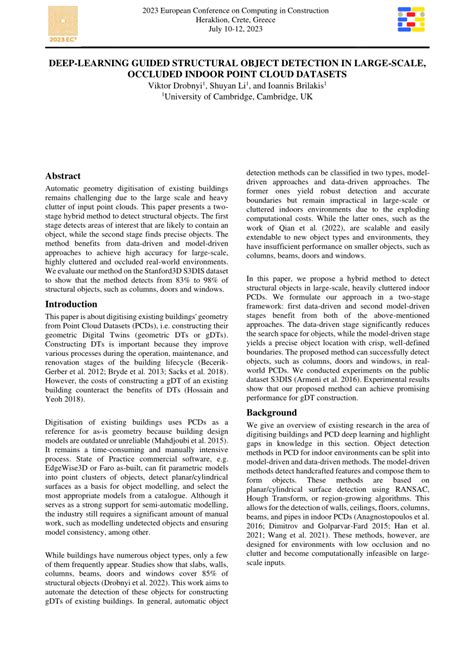 Pdf Deep Learning Guided Structural Object Detection In Large Scale