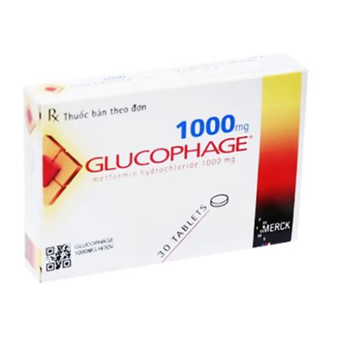 Glucophage 1000 Mg Metformin Hydrochloride 30 Film Coated Tablets