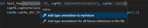 Make Add Type Annotation For Pytest Arguments To Add `import