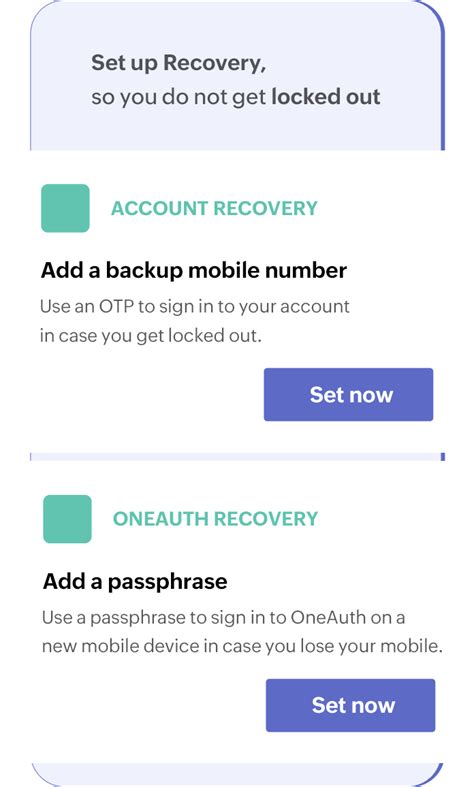 Zoho OneAuth Multi Factor Authentication App