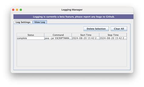 Logging Manager Guide Scriptmanager