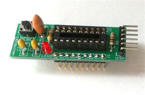 Mini Breakout Board For 18 Pin Pic16f Series Microcontrollers Embedded Lab