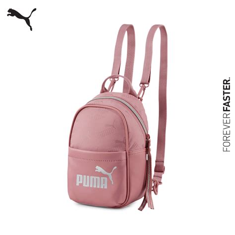 Puma Basics กระเป๋าสะพายหลังผู้หญิง Core Base Backpack สีดำ Acc 07694401 Puma Thaipick