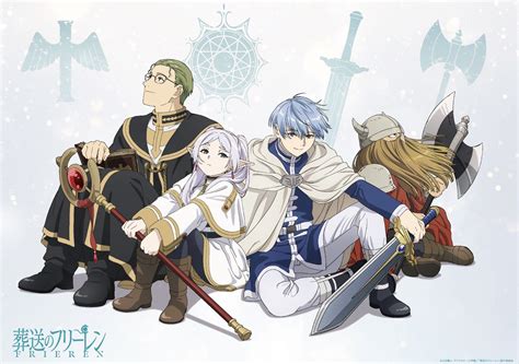 Frieren Beyond Journeys End Anime Reveals Hero Party Visual With Frieren Himmel Heiter And