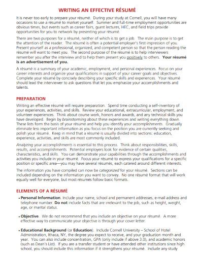 35 Resume Experience Examples To Download